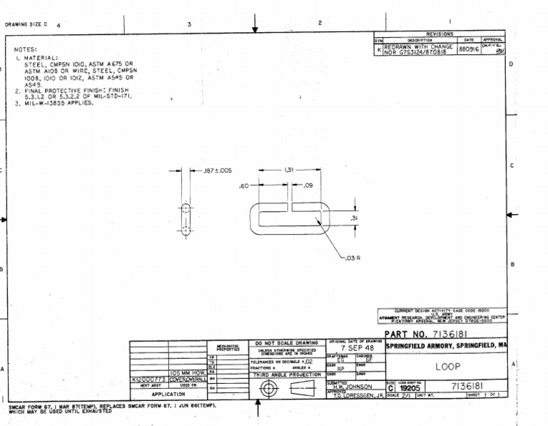 Dwg 7136181 Sling Loop | PDF