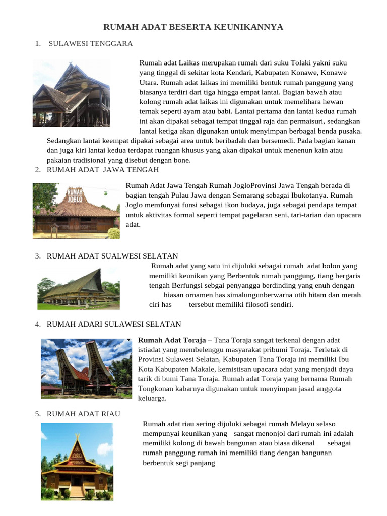 RUMAH ADAT DENA | PDF