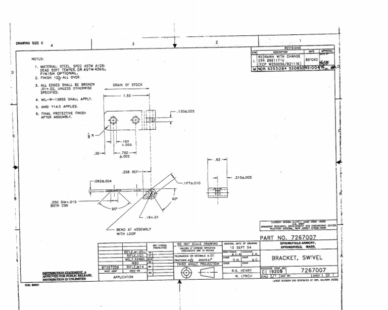 DWG 7267007 Swivel Bracket | PDF