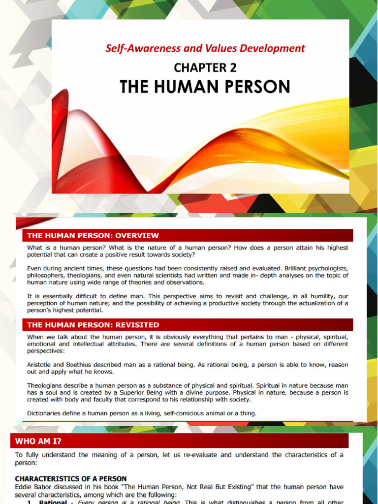 ValEd Human Development 3 | PDF