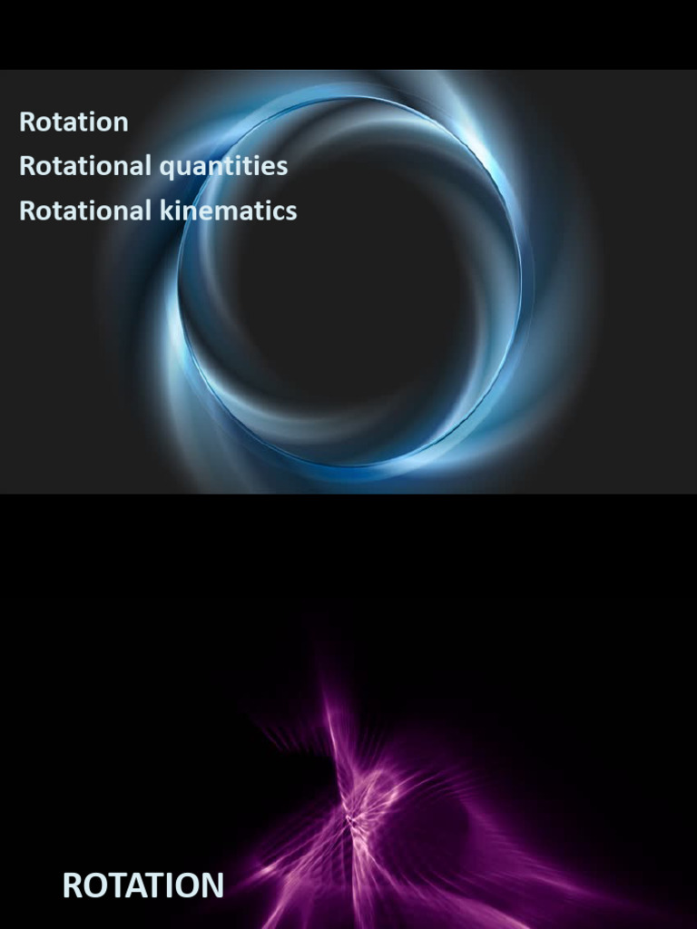 2.3 Rotational Motion | PDF