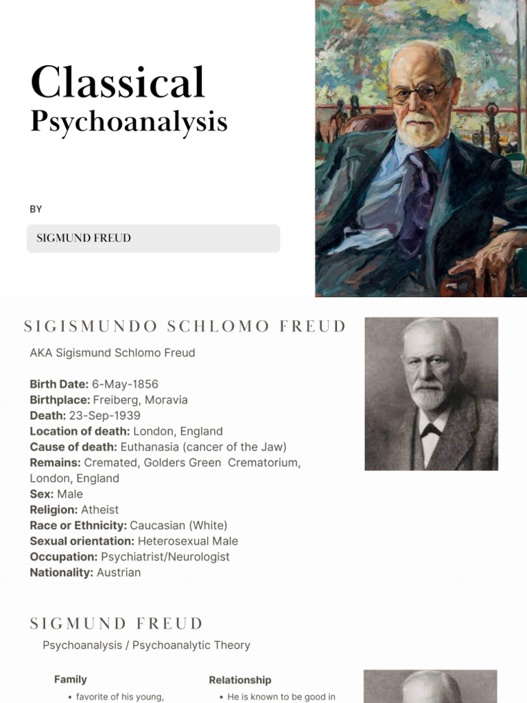01 Freud Classical Psychoanalysis Pdf