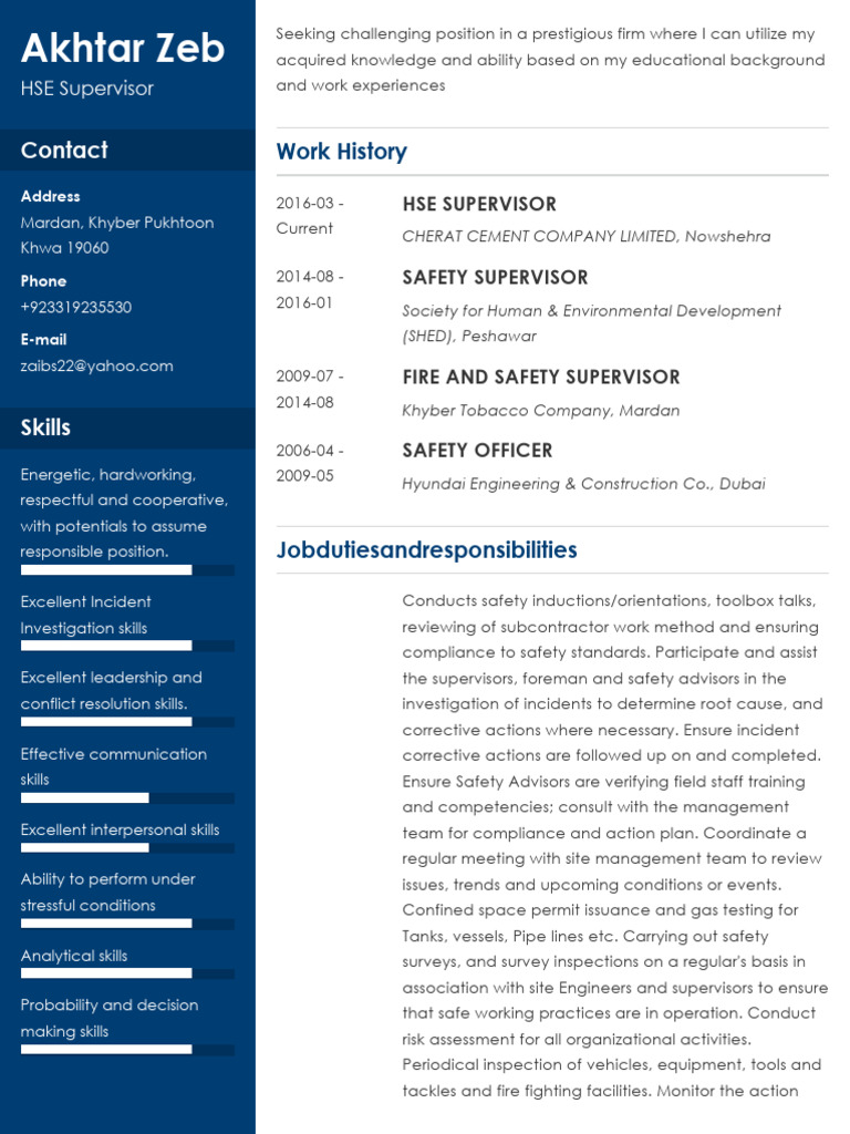 Akhtar Zeb Resume | PDF