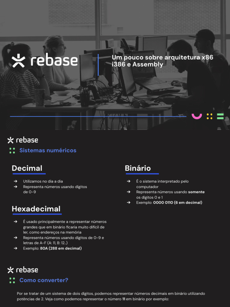 Um Pouco Sobre Assembly Na Arquitetura x86 e Registradores | PDF