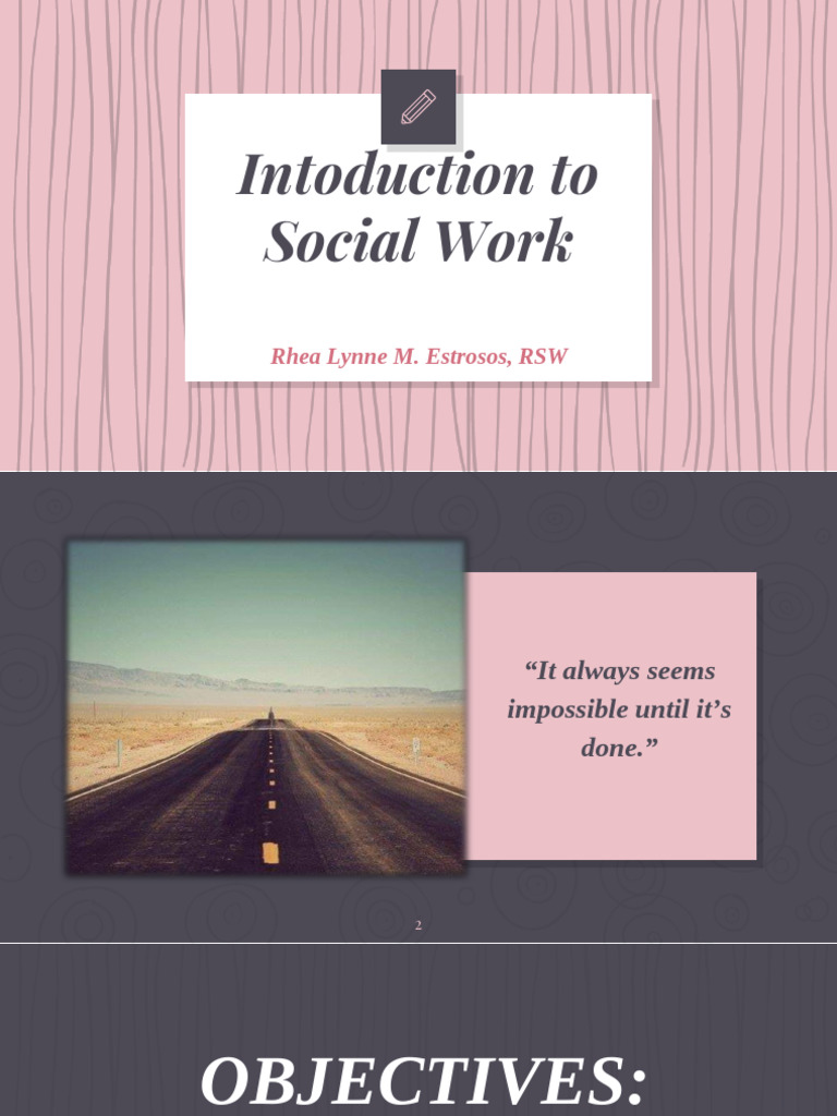 Intro to Social Work | PDF