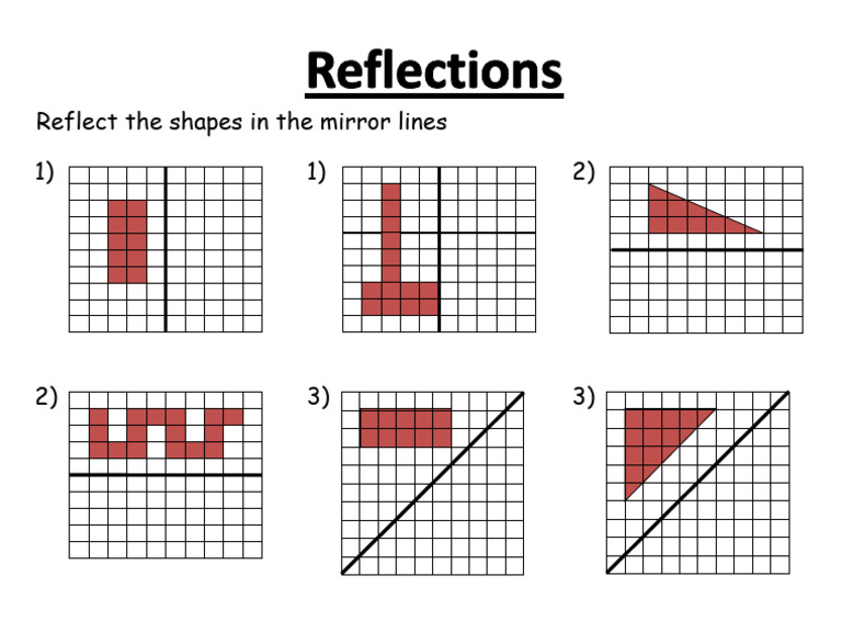 Reflections Worksheet | PDF