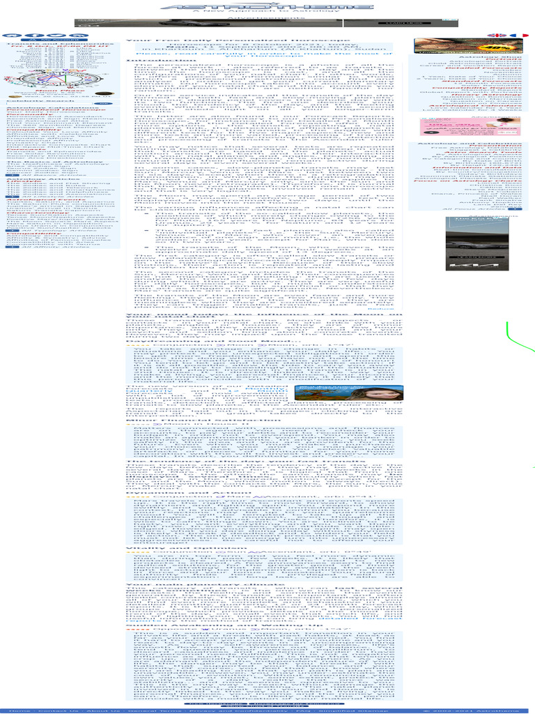 Get Your Free Personalized Horoscope For Today An | PDF