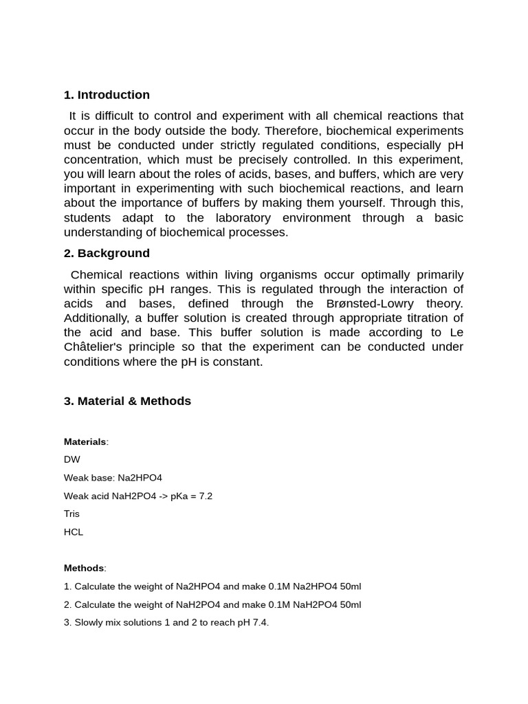 Laboratory Report (202XXXXX) | PDF