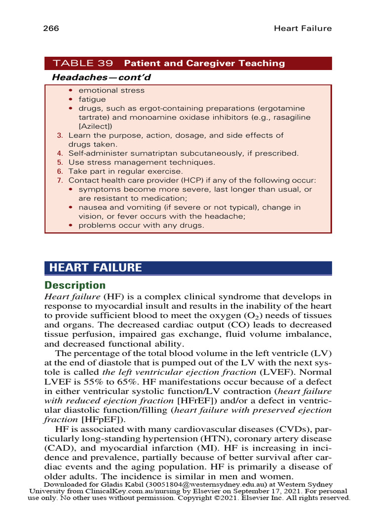 Heart Failure Pdf