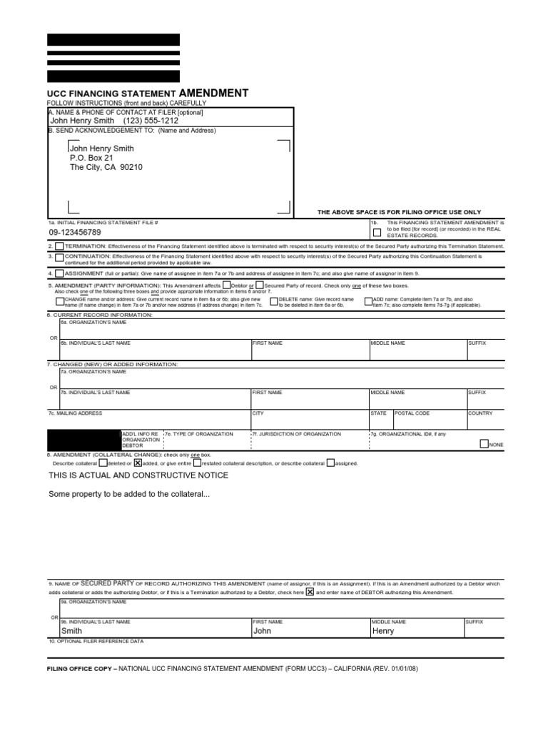 UCC 3 Bailor Bailee Sample | PDF | Assignment (Law) | Common Law
