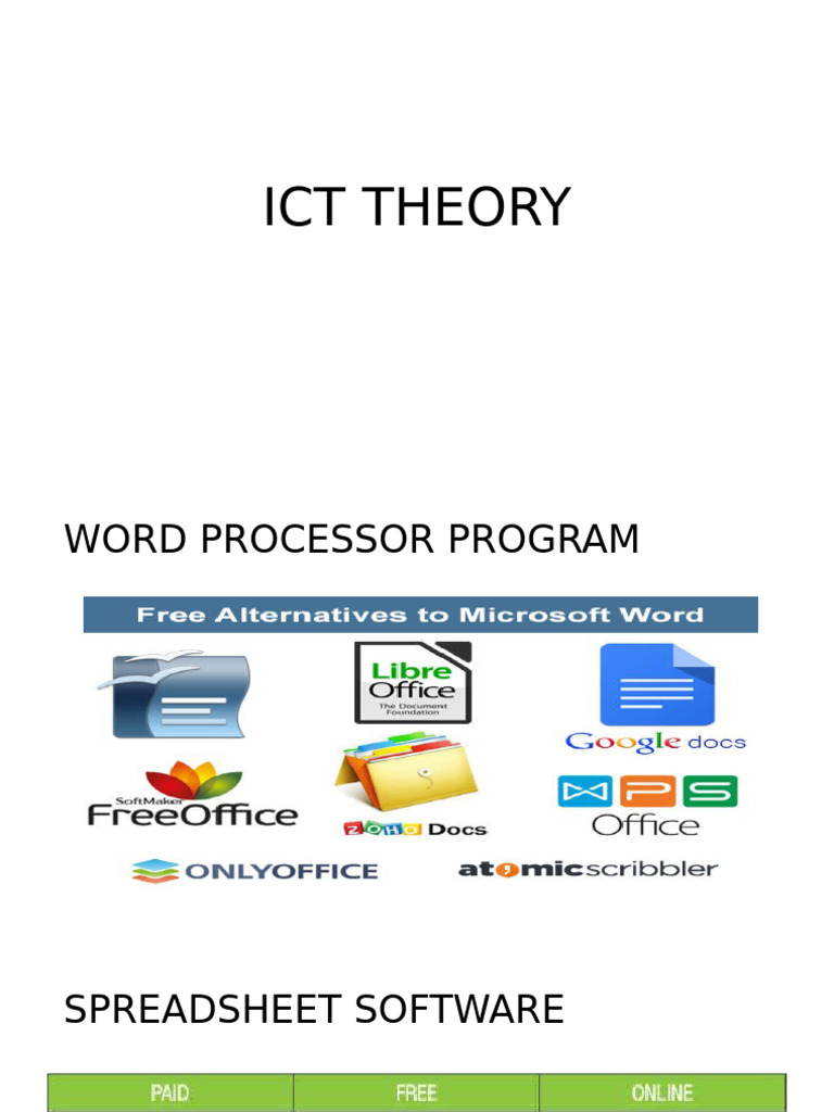Ict Theory | PDF