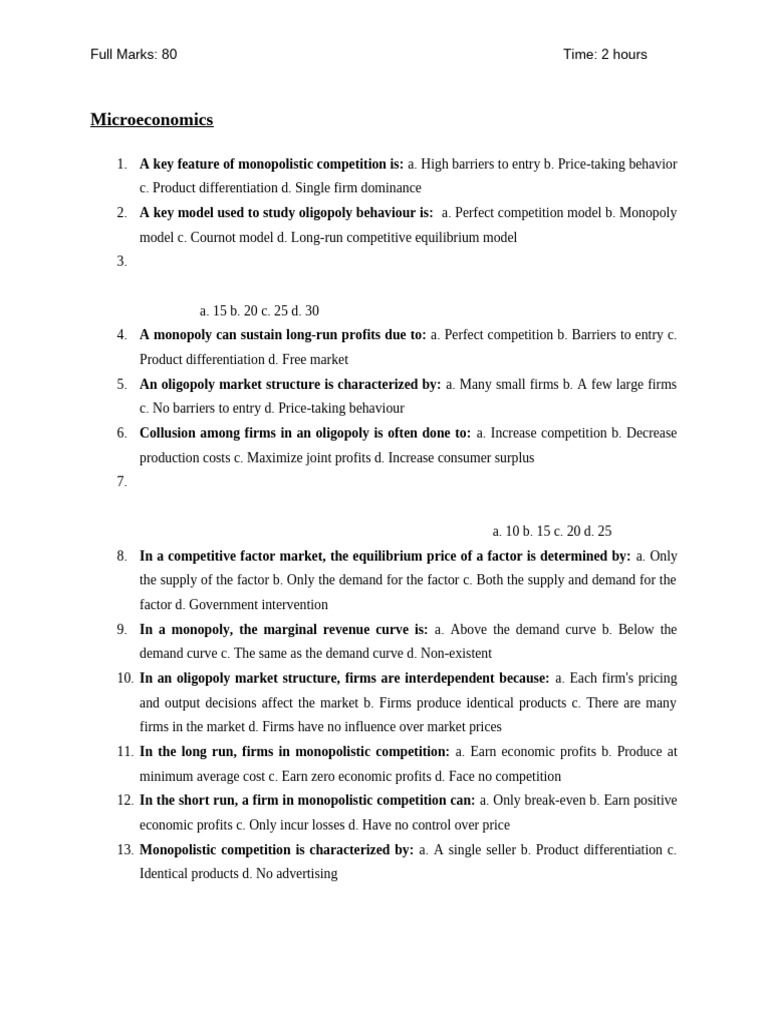 4th Sem Set 1 | PDF