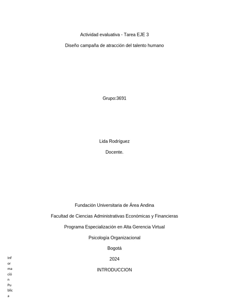 Actividad Evaluativa Eje | PDF