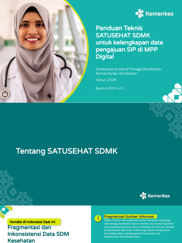 SATUSEHAT SDMK - Pengajuan Tempat Praktik Untuk Pengajuan SIP - Final ...