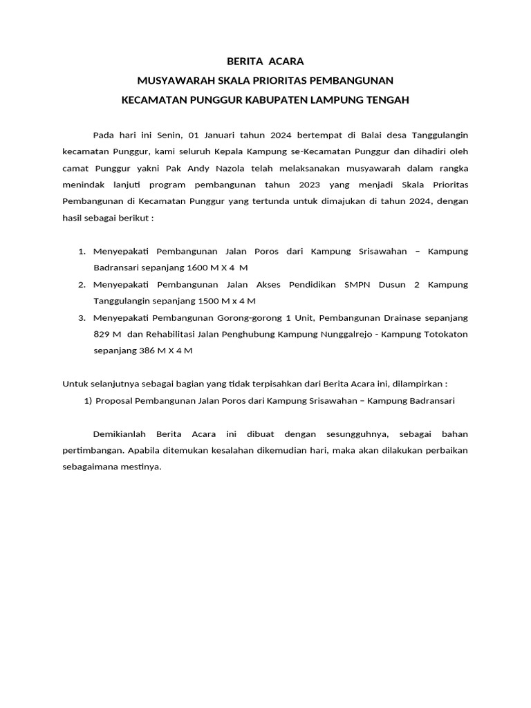 Proposal Badran Srisawahan Terbaru | PDF