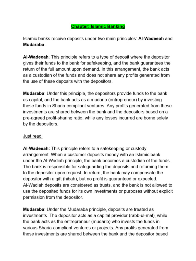 Islamic Banking | PDF