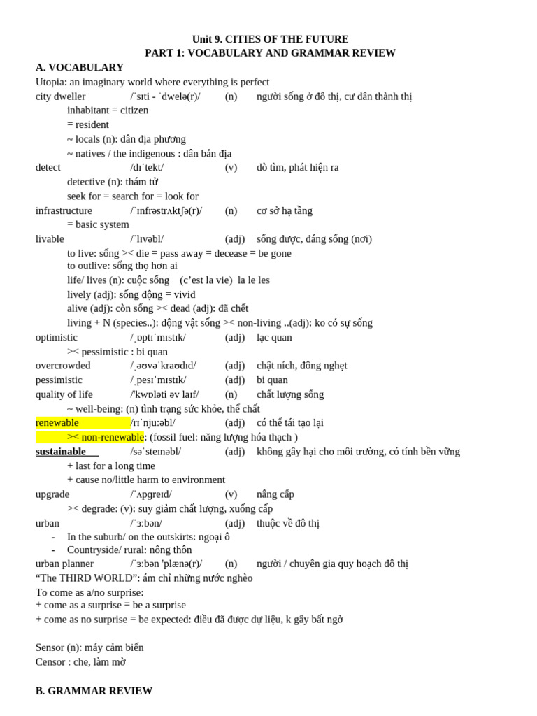 G11 Unit 9 | PDF | Vietnam