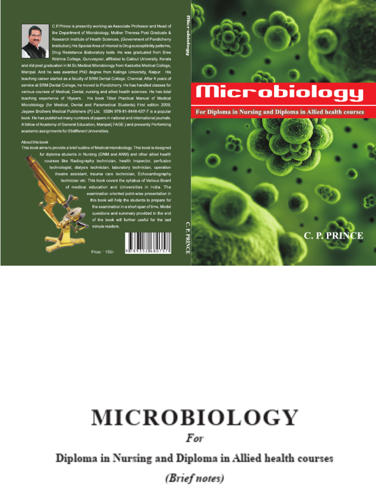 Microbiology Textbook by DR C P PRINCE | PDF | Bacteria | Infection