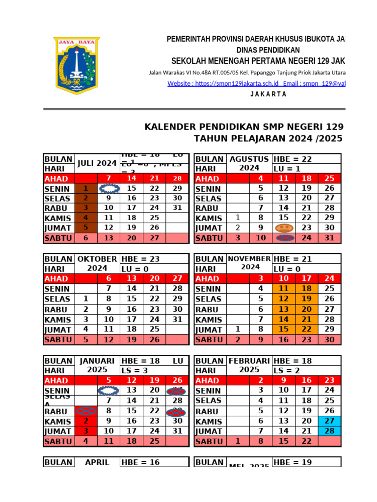 Kaldik SMP Ta 2024-2025 | PDF