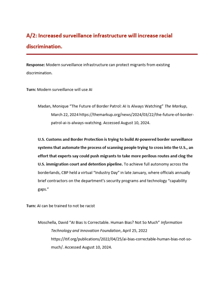 4 PRO Response Racial Discrimination | PDF