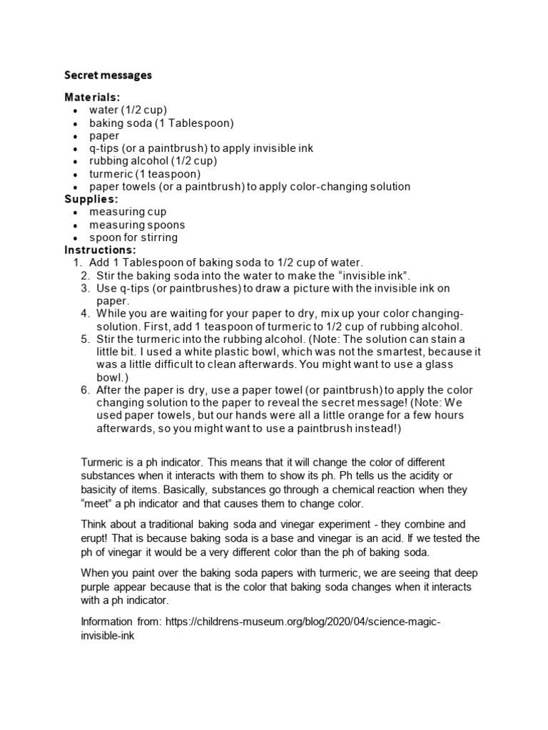 Secret Messages | PDF