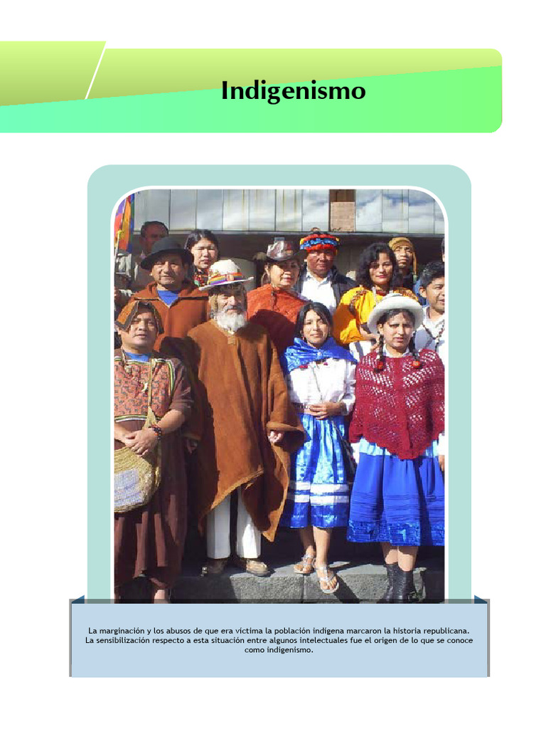 4TO - INDIGENISMO I | PDF