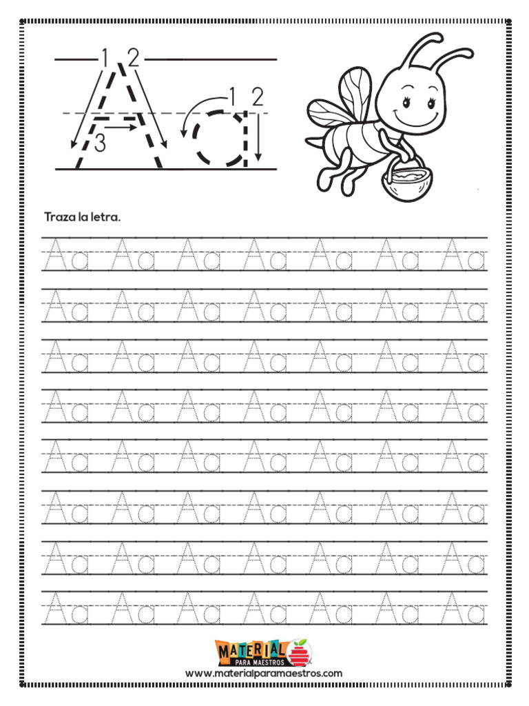 Trazo de Mayusculas y Minusculas 2 | PDF
