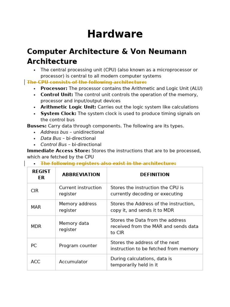 Chapter 3 Hardware | PDF