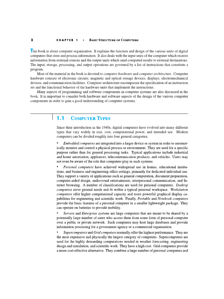 CAO Computer Types & Functional Units | PDF