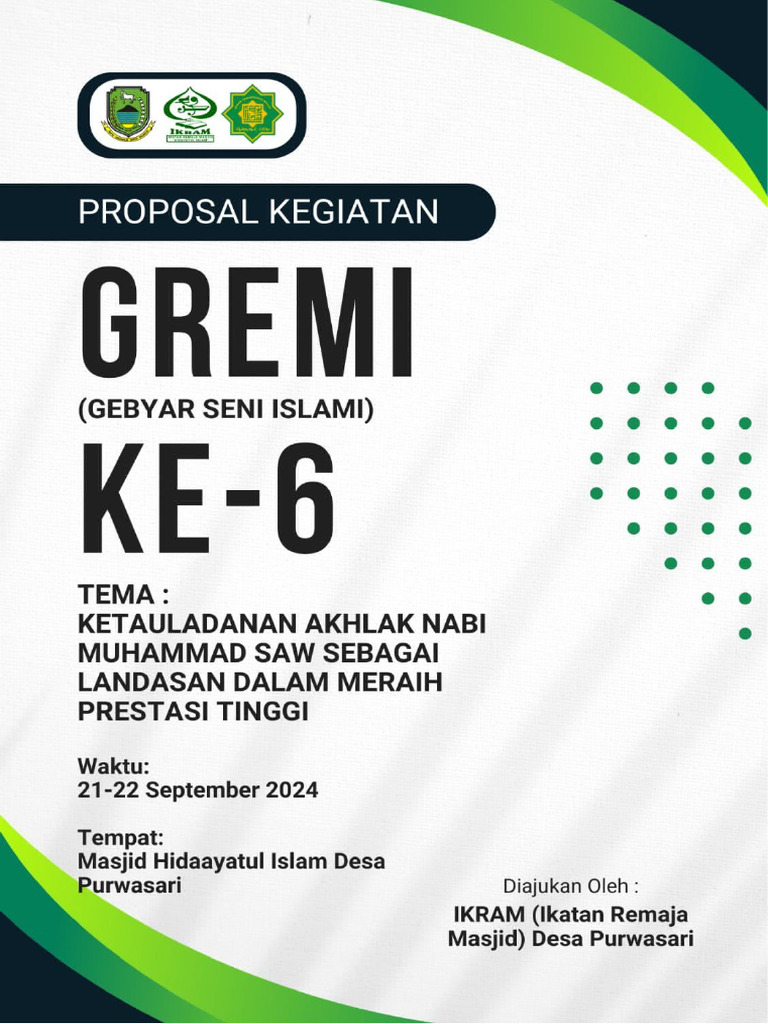 Proposal Gremi Ke-6 2024 Fix | PDF