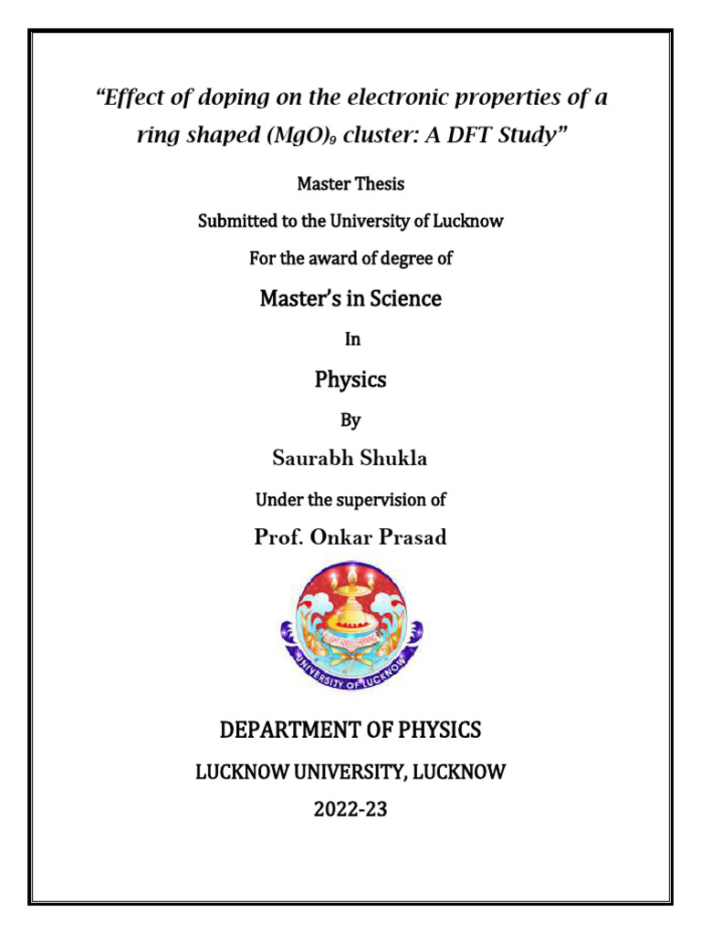 Master Thesis | PDF