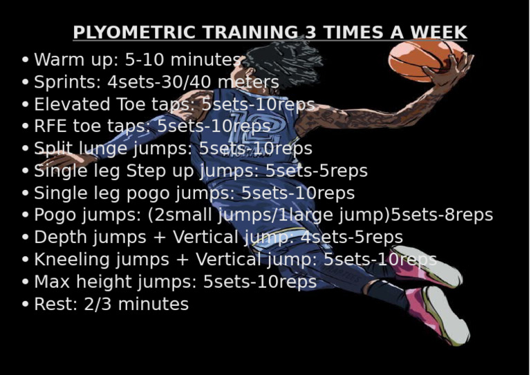 Plyometric Training 3 Times A Week | PDF