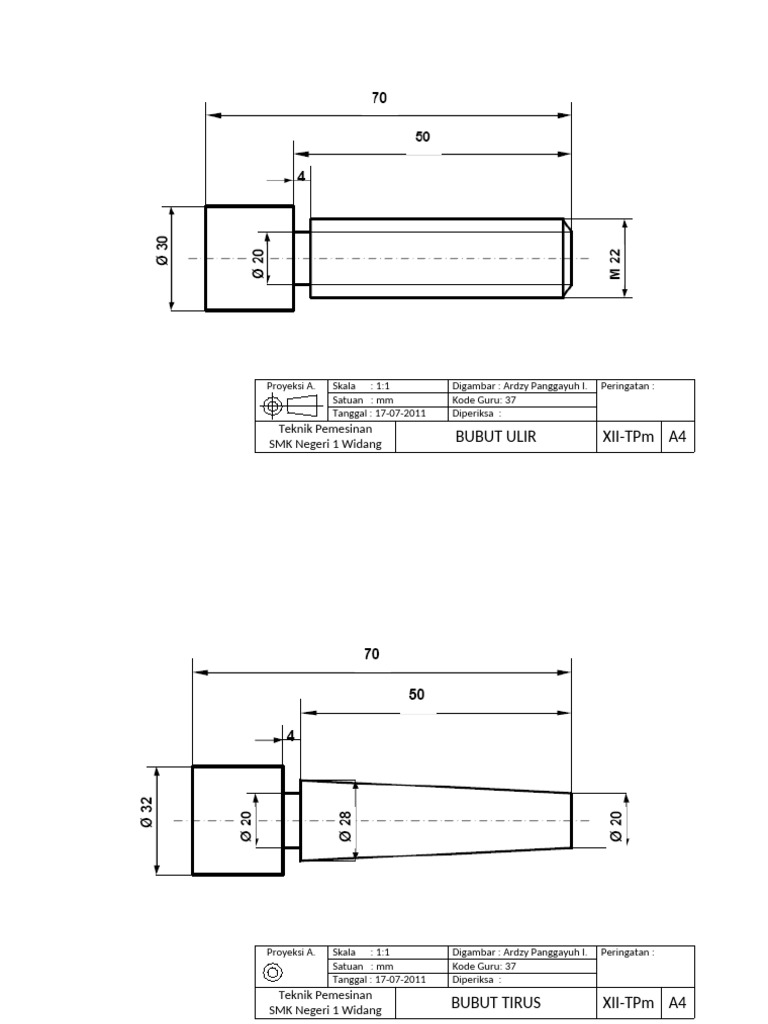 Jobsheet Bubut Komplek Xii Pdf