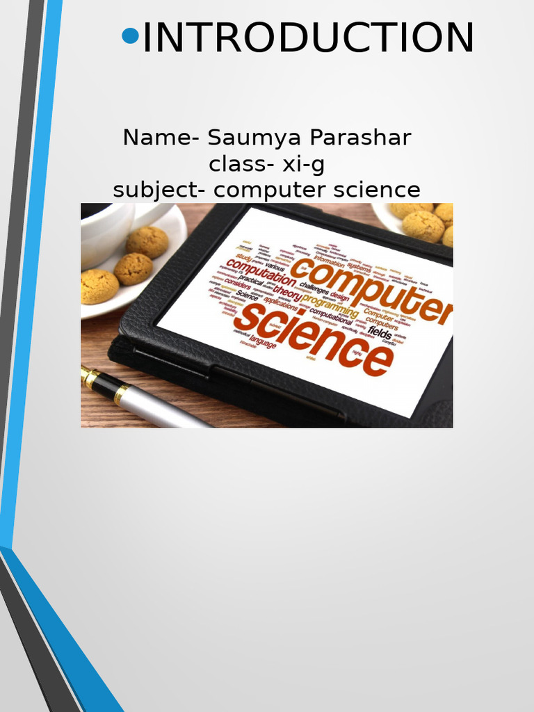 Name-Saumya Parashar Class - Xi-G Subject - Computer Science | PDF