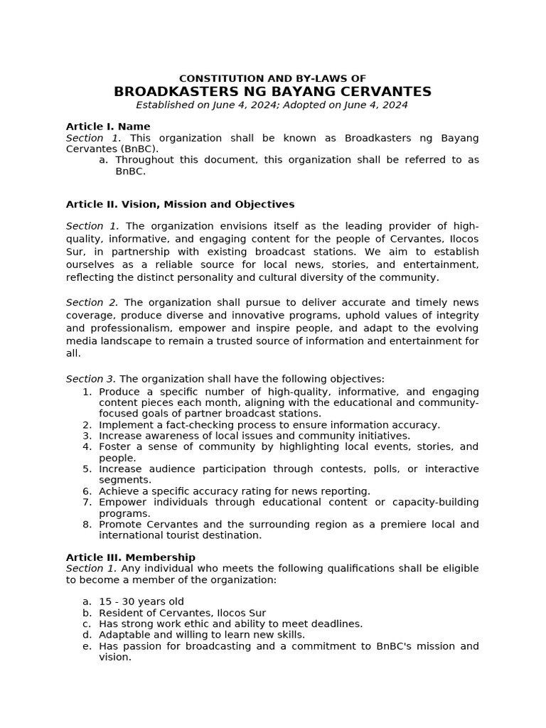 Brodkasters CBL | PDF | Constitutional Amendment | Government