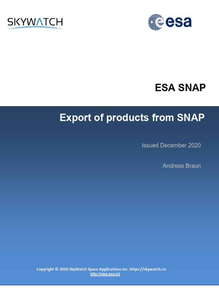 Exporting Data From SNAP | PDF