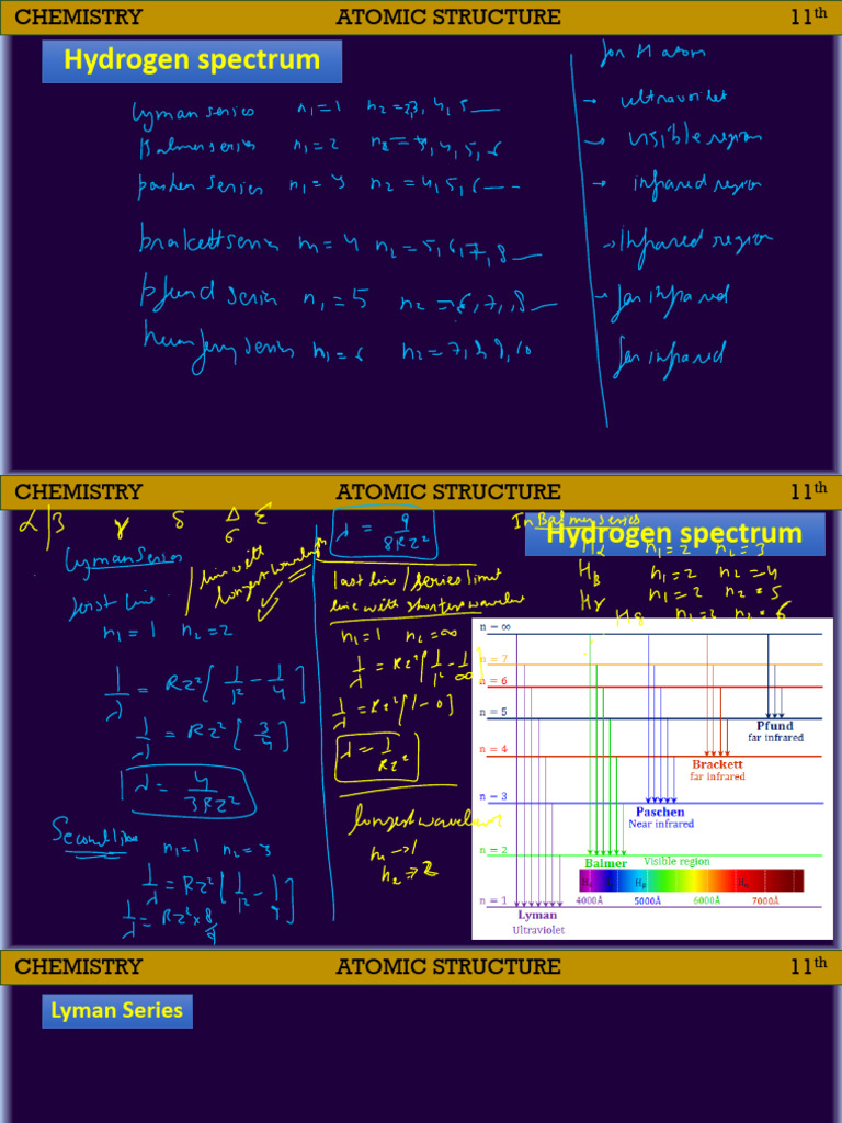 11th Atomic Structure L7 | PDF