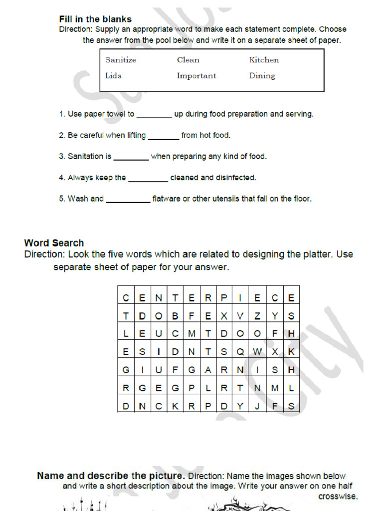 Sanitary Practices Week 8 | PDF