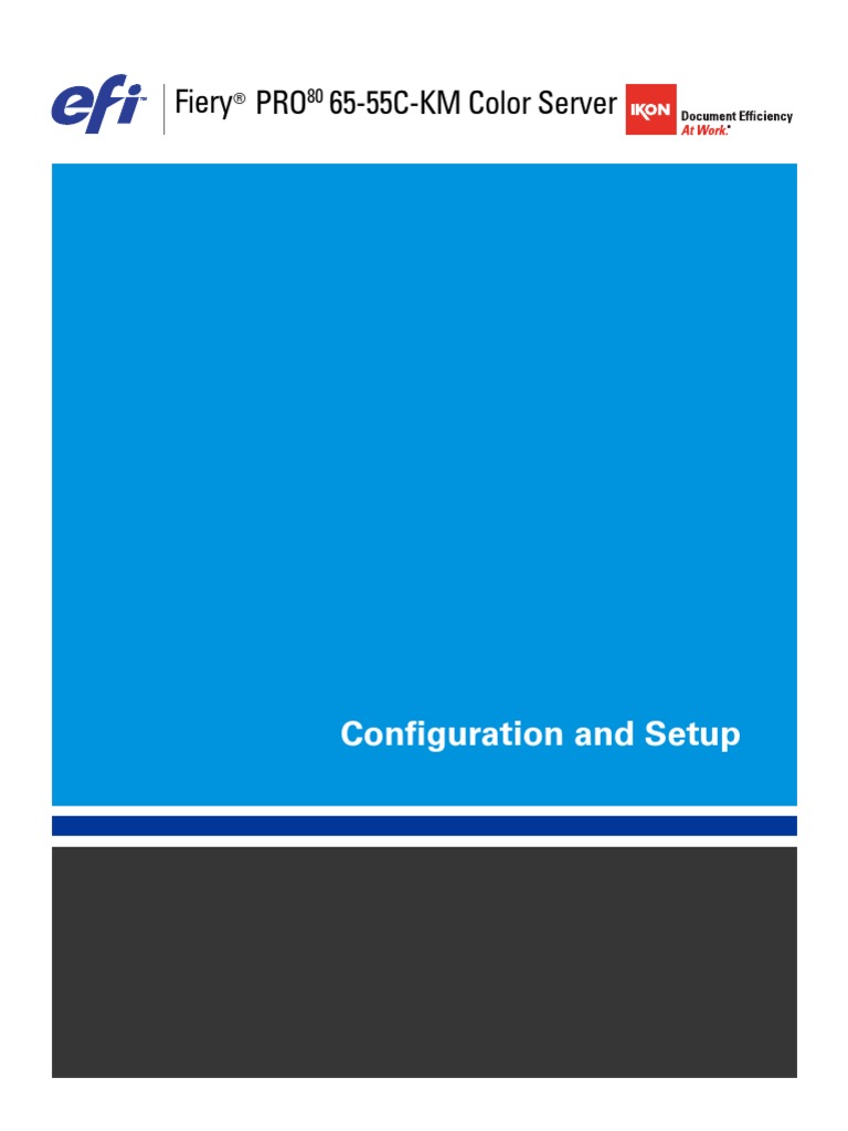Configuration Fiery Pro 80 | PDF | Port (Computer Networking ...