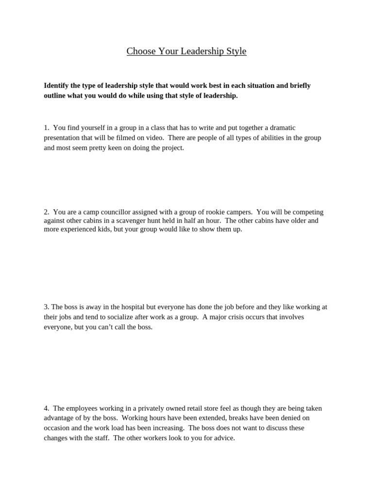Civics Leadership Worksheets | PDF | Self-Improvement