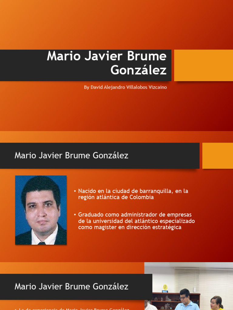 Mario Javier Brume González - David Villalobos | PDF
