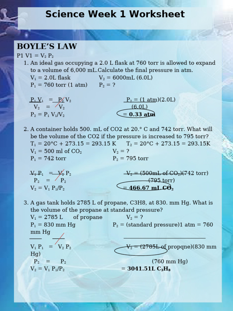Week 1 Science Worksheer Q4 | PDF