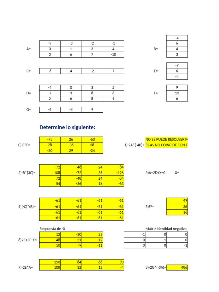 Tarea Matrices | PDF Tarea Matrices | PDF