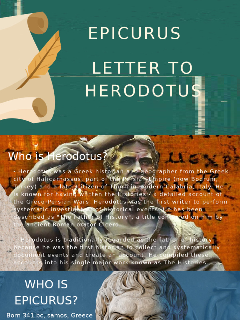 Epicurus Letter To Herodotus | PDF