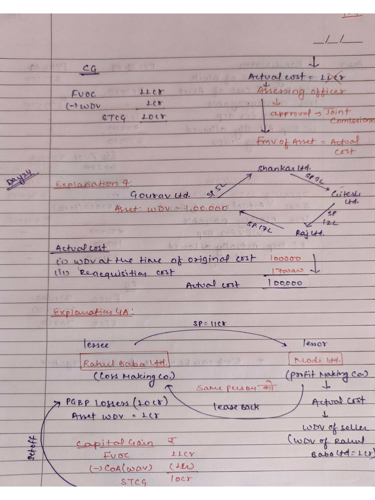Ca Final DT Day 24 PGBP Notes For May 25 | PDF