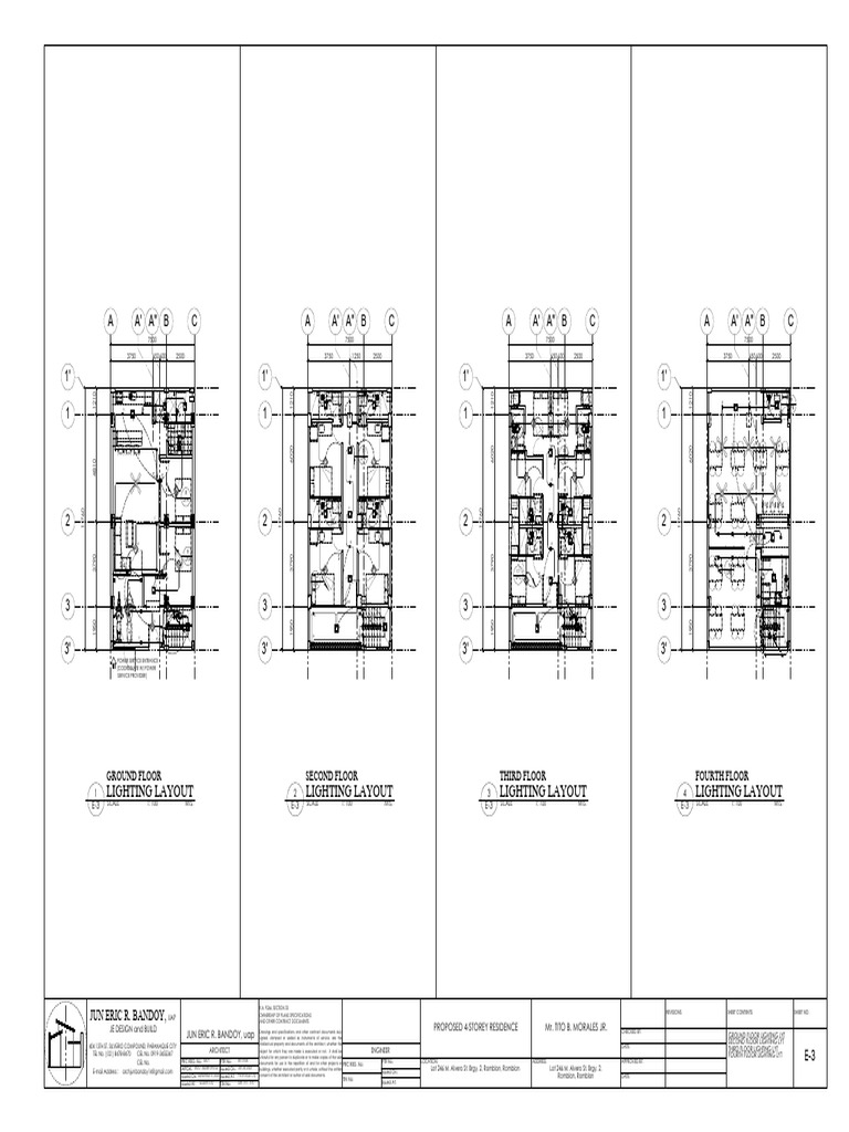 4 Storey Residence | PDF