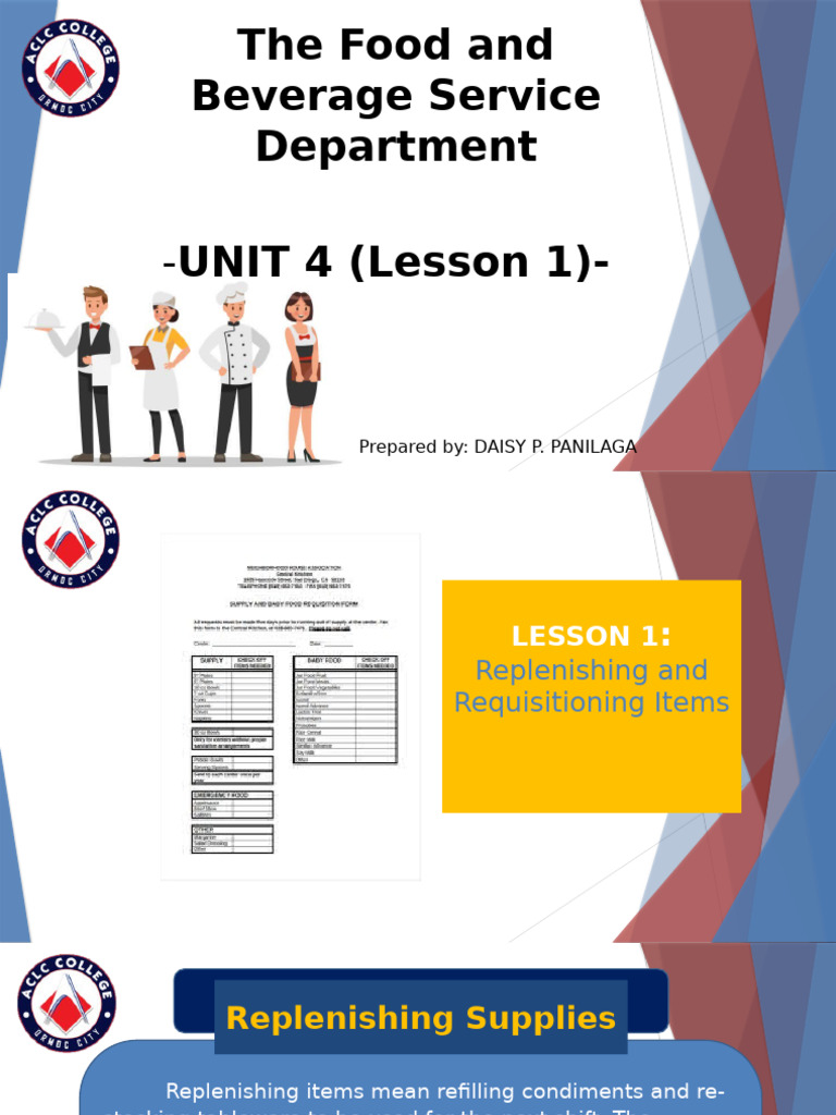 INTRO - UNIT-4-LESSON-1-Perform End of Shift Activities | PDF