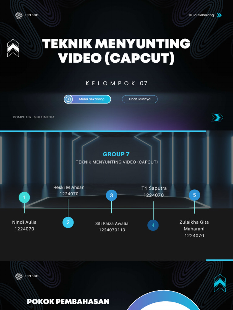 Teknik Editing Video dengan CapCut | PDF