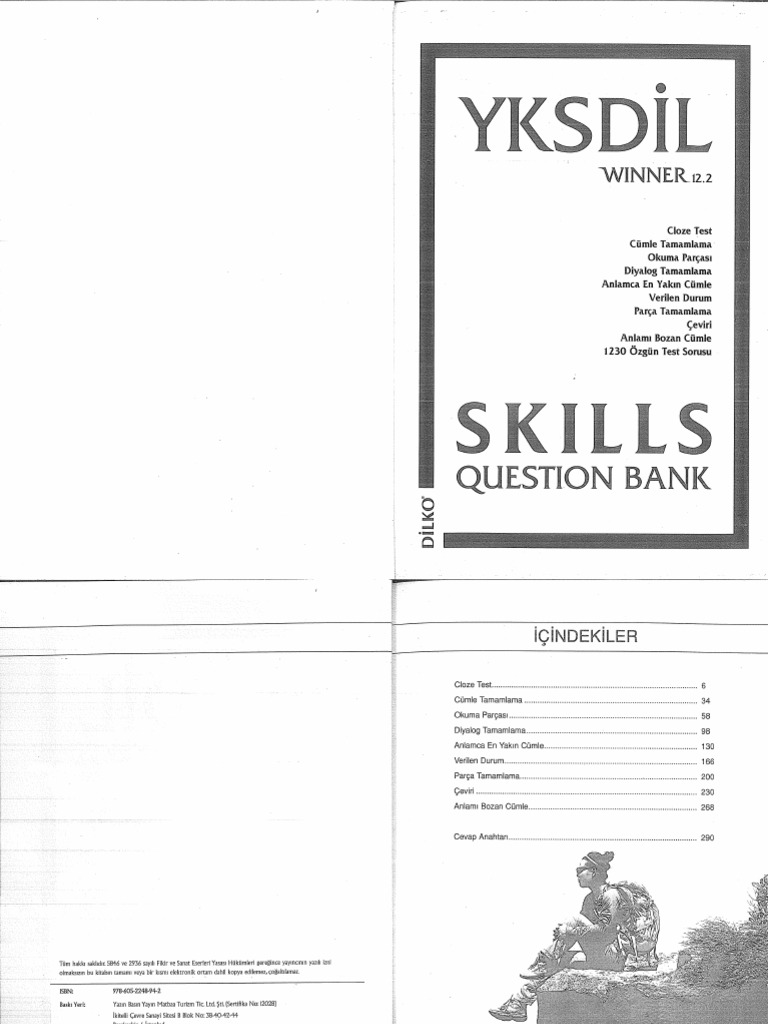 Yks Di̇l Winner 12.2 Skills Question Bank | PDF