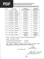 NAT Test Schedule 2024-1 | PDF